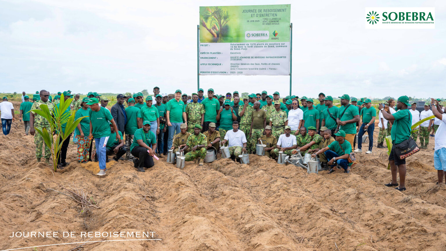 La SOBEBRA engagée pour la durabilité : reboisement 2025 – SOBEBRA